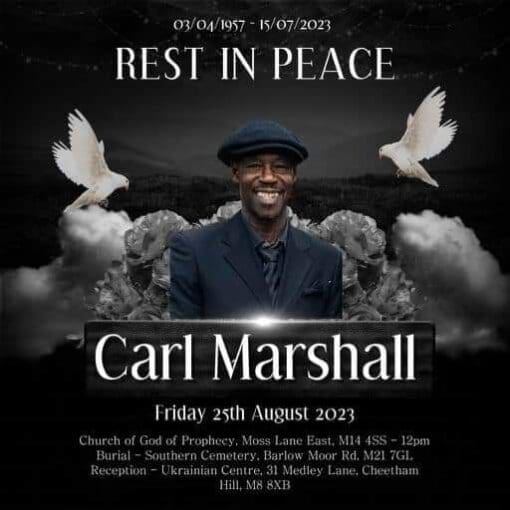 Carl Marshall - Rest in Peace - Radio Diamond