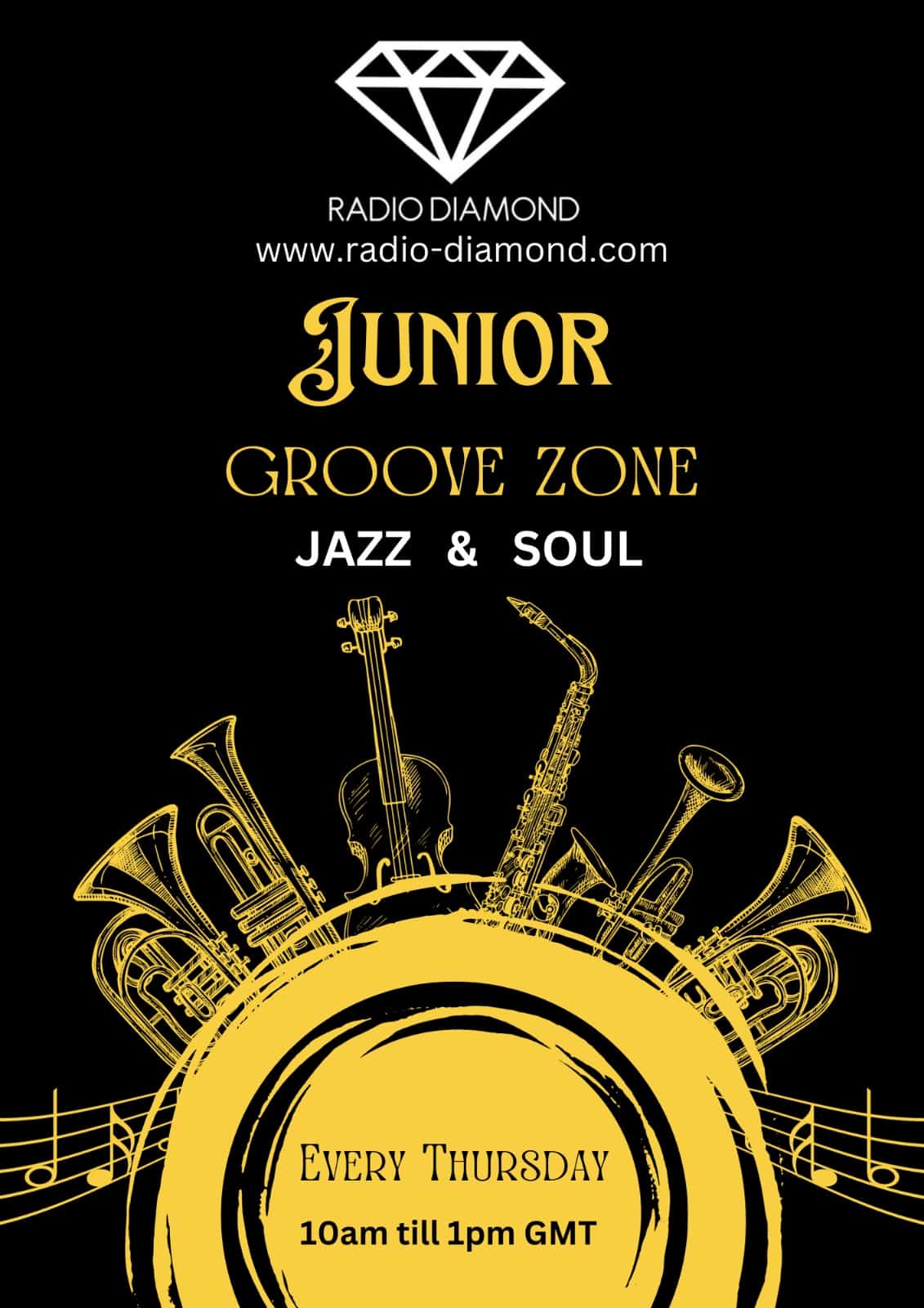 Junior Groove Zone Jazz & Soul - Radio Diamond | Radio Diamond