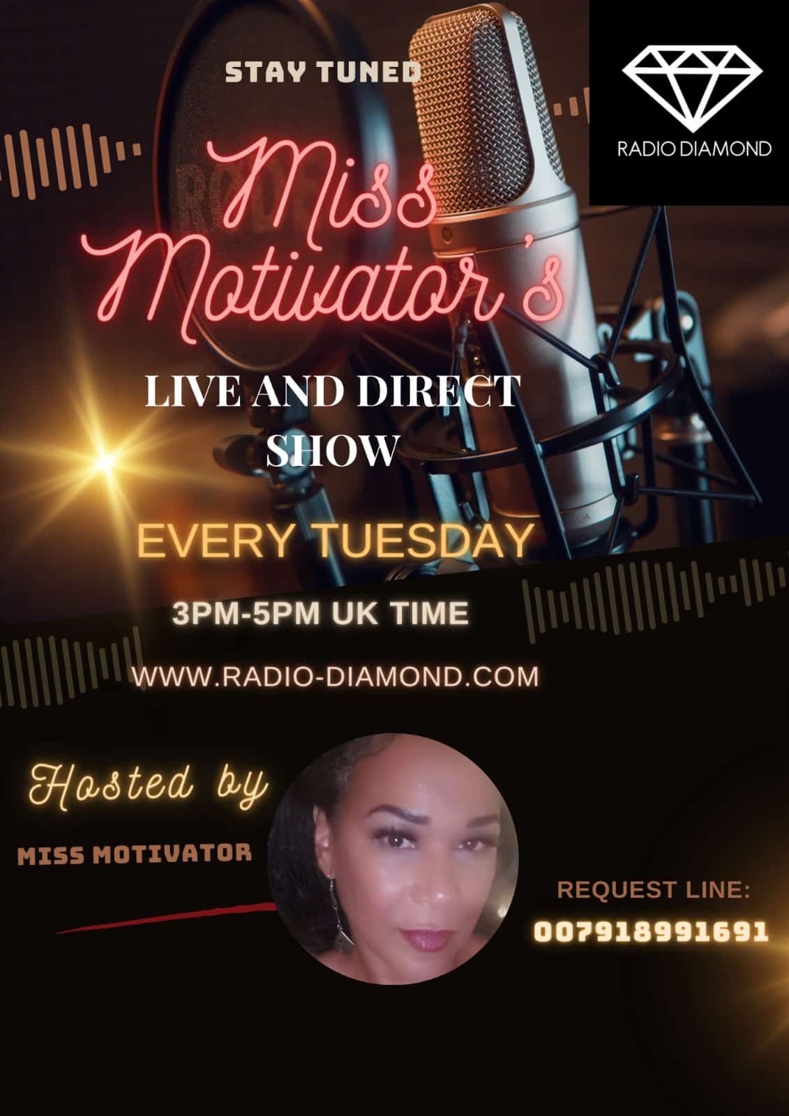 Miss Motivator's Live and Direct Show | Radio Diamond