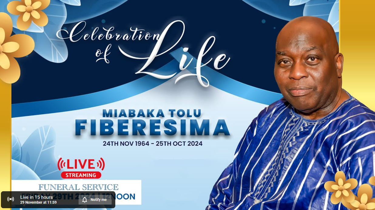 Celebration of Life Miabaka Tolu Fiberesima | Radio Diamond